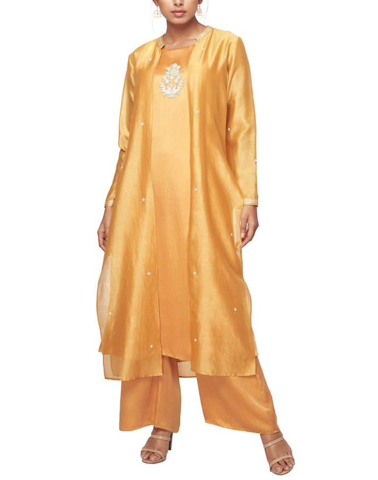 Mango Embroidered Tunic With Trouser Set | Womens Trousers Online - Anj