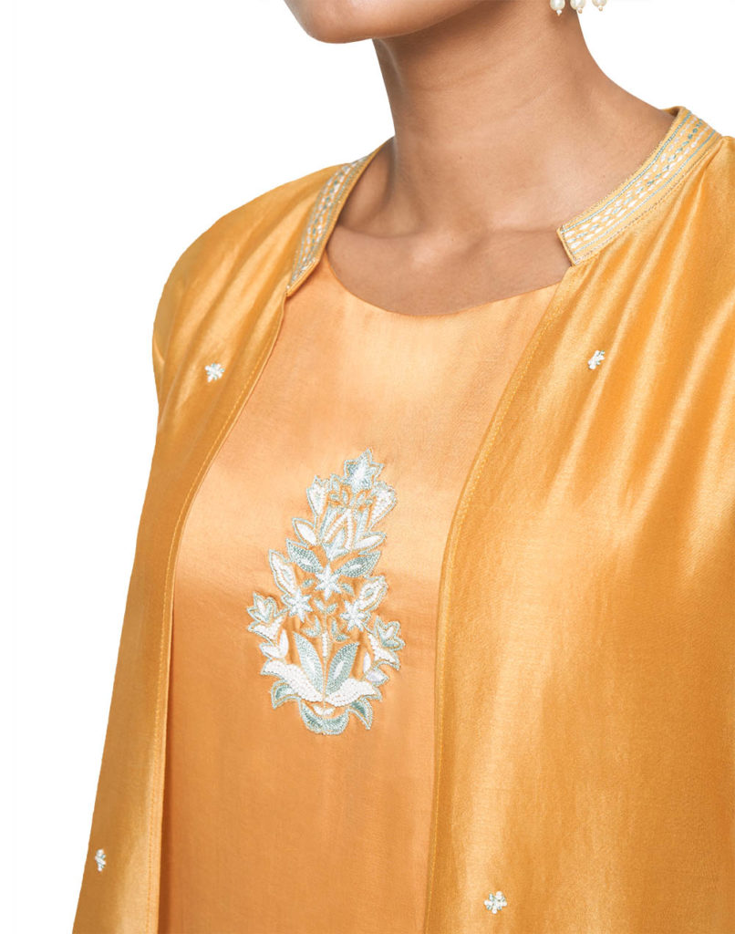 Mango Embroidered Tunic With Trouser Set | Womens Trousers Online - Anj