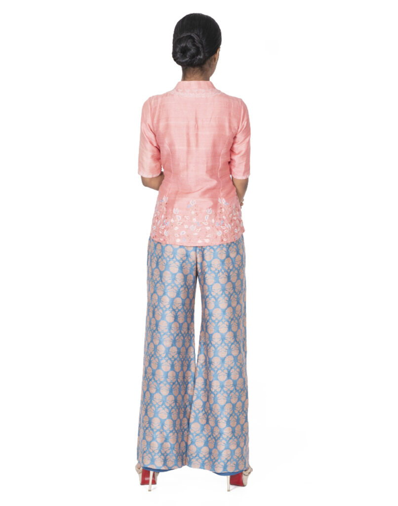 Embroidered Onion Pink Bandi | Best Online Clothing Store in Mumbai - ANJ