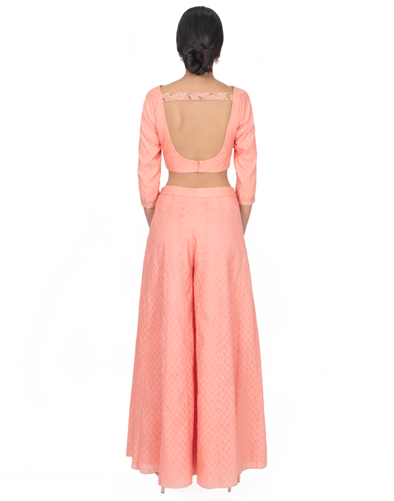 The Iris Crop Top, Palazzo & Jacket Set | Women’s Crop Top & Skirt Set ...